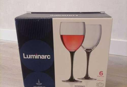 Бокалы для вина luminarc domino 6 штук