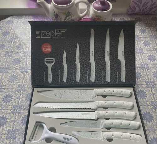 Набор кухонных ножей, 5 ножей и овощечистка Zepter