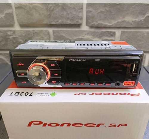 Магнитола Pioneer 1DIN 12в с bluetooth