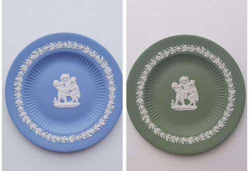 Wedgwood Jasperware Редкая винтажная тарелка Putti