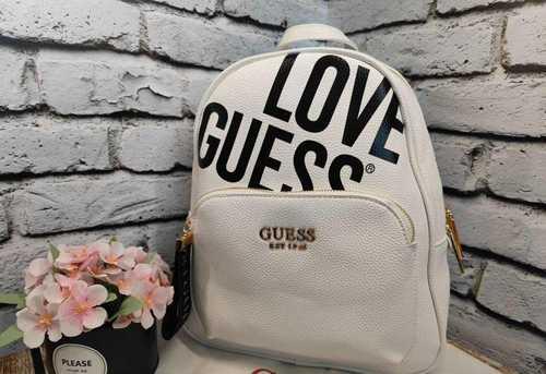 Рюкзак Женский Love Guess белый СПБ