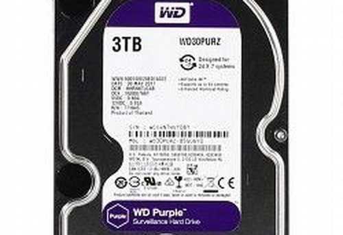 3TB WD Purple (WD30purz) Serial ATA III, 5400- rpm