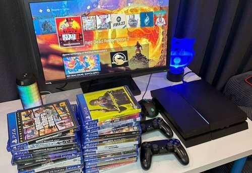 Sony PS4 + 98 игр