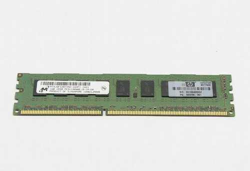 Память оперативная HP 1GB DDR3 1Rx8 PC3-10600E ECC
