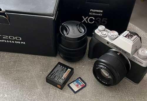 Компактный фотоаппарат fujifilm X-T200