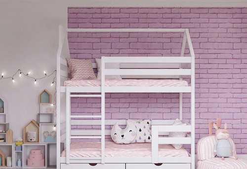 Детская кровать с бортиком / детская кроватка