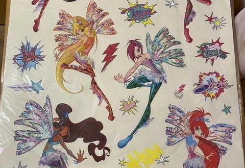 Наклейки интерьерные winx