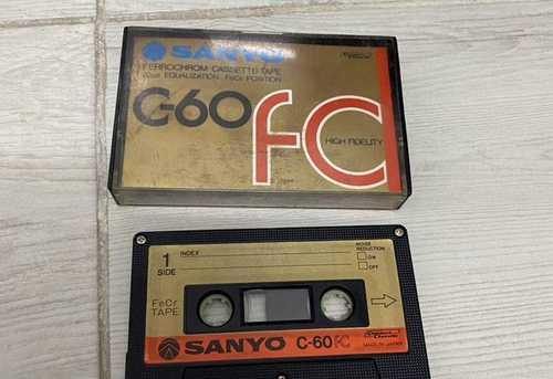 Аудиокассета sanyo c-60fc
