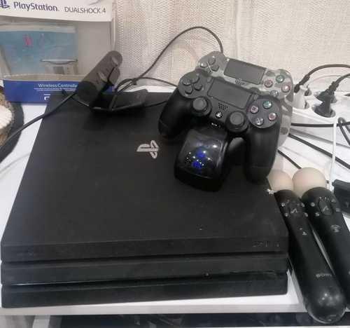 Sony playstation 4 pro 1tb с играми