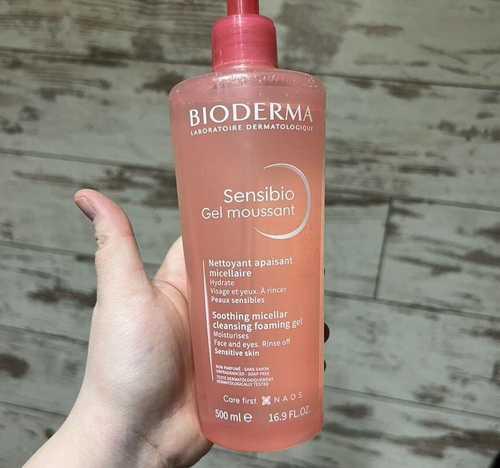 Новый гель bioderma sensibio 500 мл