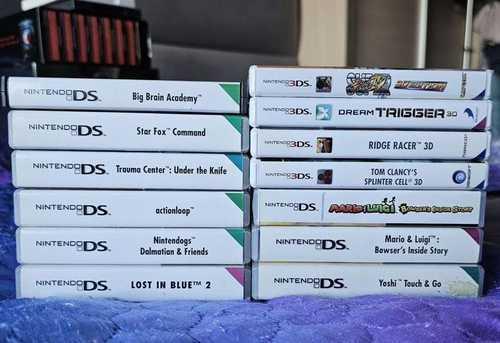 Картриджи игры на консоли Nintendo DS и 3DS