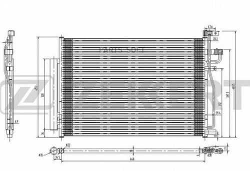 Радиатор кондиционера Opel Antara 06, Chevrolet Ca