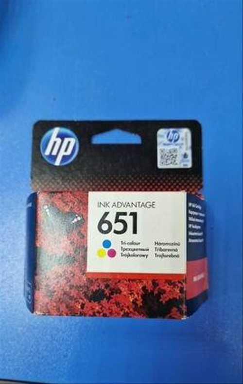 Картридж HP 651, C2P11AE многоцветный