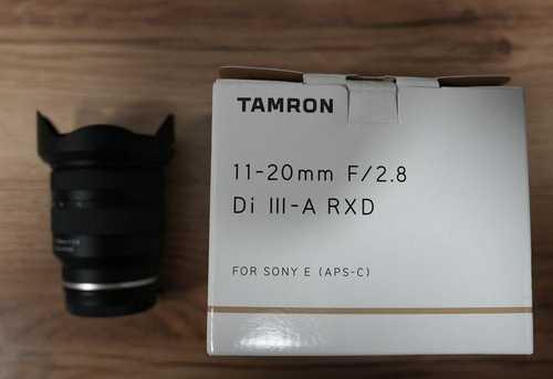 Tamron 11-20mm f/2.8 Di RXD Sony E