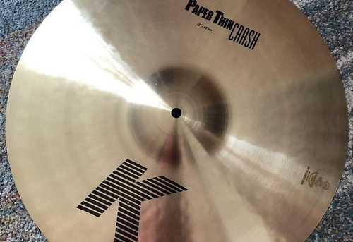 Тарелка крэш Zildjian K 18" Paper Thin Crash