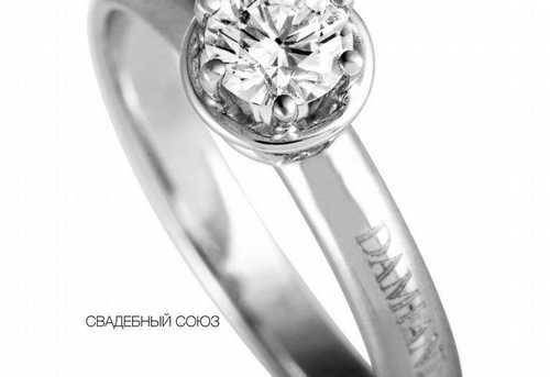 Золотое помолвочное кольцо c брил. 0.45 ct Damiani