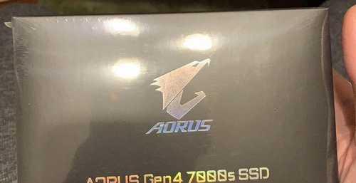 SSD диск gigabyte aorus 7000s 2тб nvme