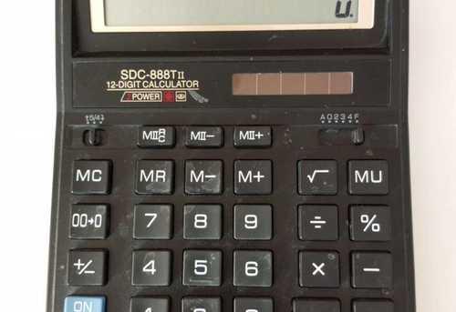 Калькулятор бухгалтерский Sitizen SDC-888TII