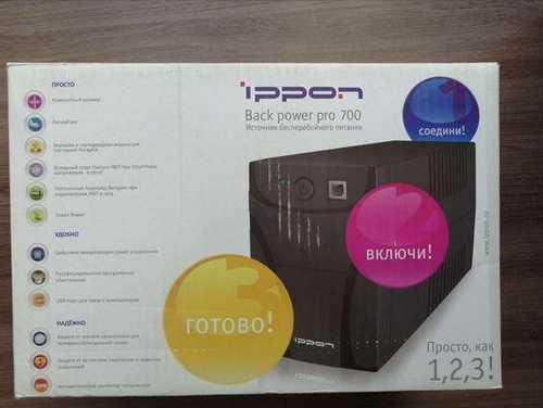Ибп Ippon Back Power Pro New 700