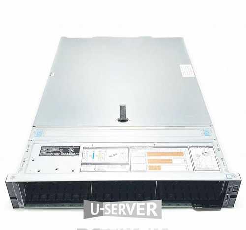 Сервер Dell R740 24*2.5 2*6148 64GB H730pm 2*750W EMC PowerEdge R740 24SFF 2U Б/У