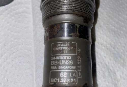 Каретка shimano для велосипеда 68/123