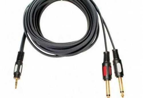 Межблочный кабель 3.5st M-2/6.3 mono M, 1.5 метра