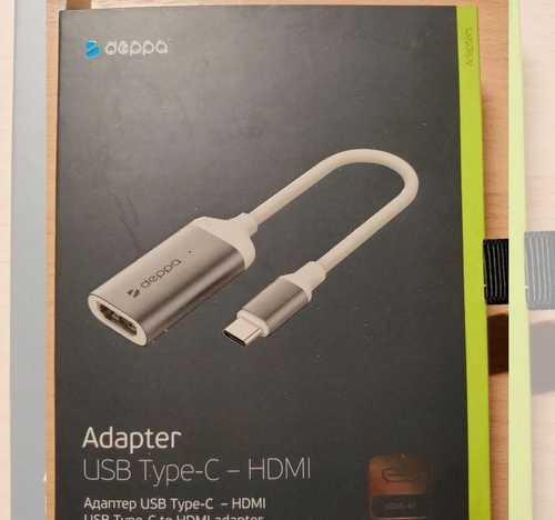 Переходник/адаптер Deppa usb Type C hdmi