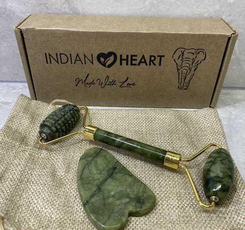 Набор для массажа лица Indian Heart новый