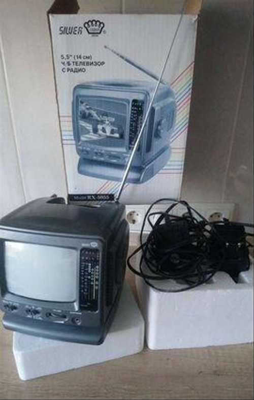 Телевизор переносной с родной коробкой