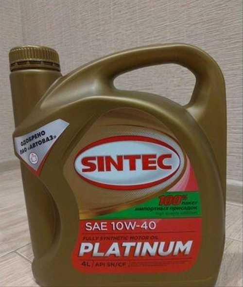  масло Sintec 10w40 Platinum | Festima.Ru - Мониторинг объявлений
