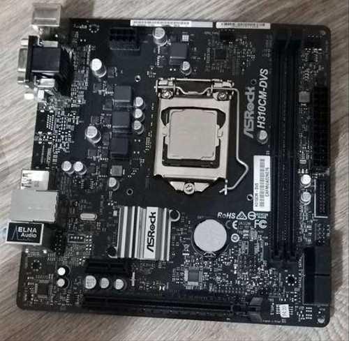 Материнская плата asrock h310cm-dvs