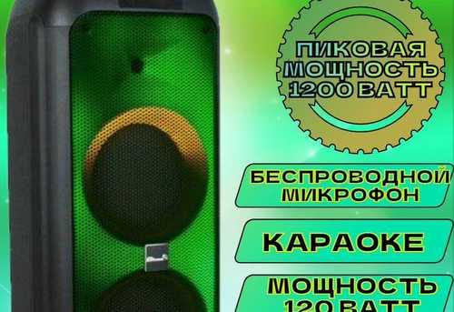 Мощная беспроводная караоке колонка eltronic 20-18