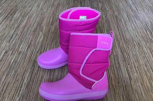 Сноубутсы Crocs р. 33/34, 34/35, оригинал