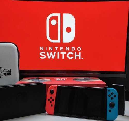 Игровая приставка nintendo switch прошитая