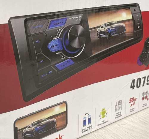 Автомагнитола 1din с экраном, Pioneer 4079