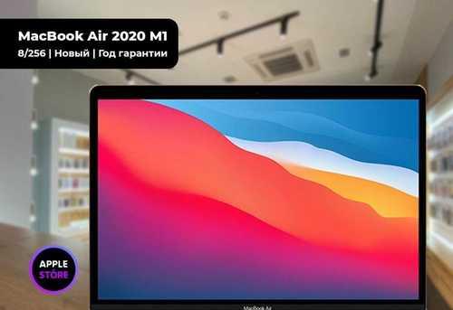 MacBook Air M1 2020 8/256 Золотой, рус. клавиатура