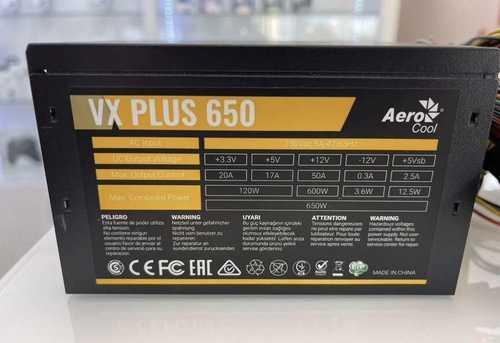 Блок питания Aero Cool Vx plus 650