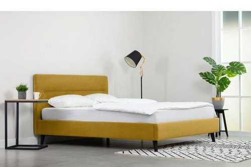 Кровать Пайл 140 Velvet Yellow