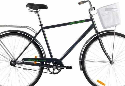 Велосипед sitis orion 28" (2023) Black-Green Sim44