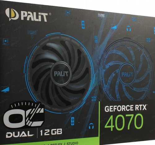 Видеокарта RTX 4070 Palit Hовая