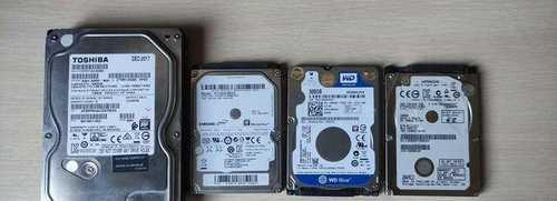 Жесткие диски HDD Samsung, WD, Toshiba 2.5 - 3.5