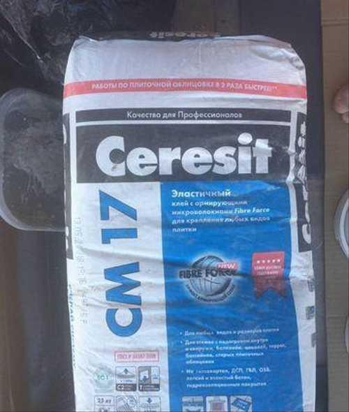 Плиточный клей Ceresit CM 17