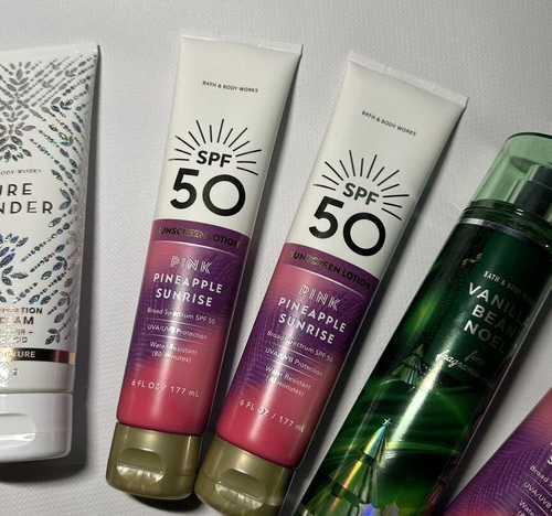 Bath and body works мист /лосьон /spf