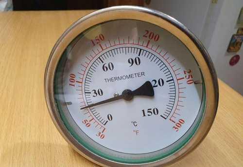 Термометр биметаллический нержавеющий, кламп 1,5"