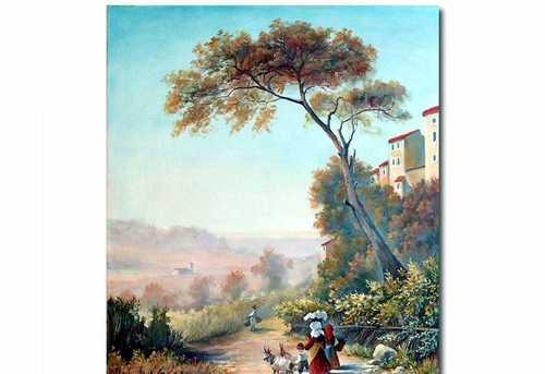 Картина Италия Холст Копия Старинной 60*50