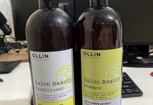 Ollin шампунь и кондиционер для окрашенных волос