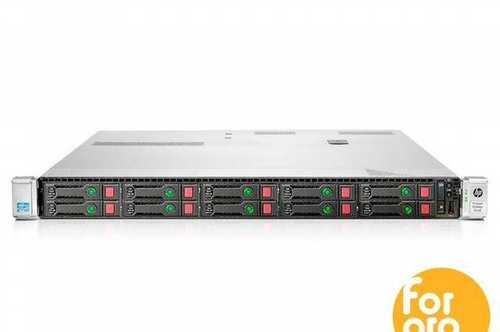 Сервер HP DL360p Gen8 10SFF 2xE5-2609v2 80GB/P420i