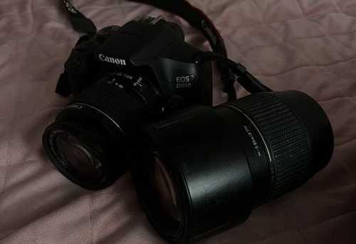 Фотоаппарат canon eos 2000d и обьективы
