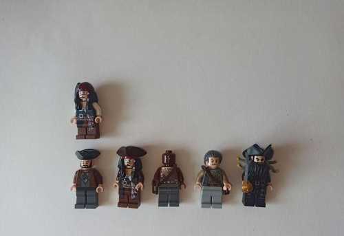 Lego pirates of the caribbean минифигурки