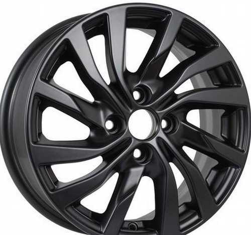 KDW KD1546 : 6x15 4*100 Et:37 Dia:60.1 Matt Black Painted